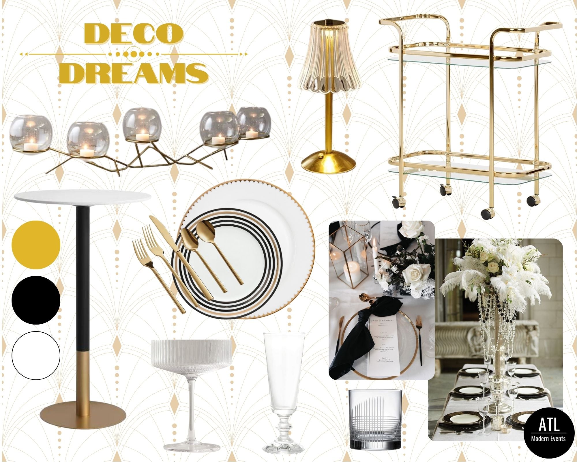 Deco Dreams - Art Deco Party Theme – Atlanta Modern Events